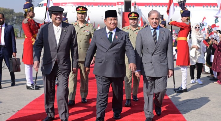 Indonesia President arrives on his two days visit to Pakistan